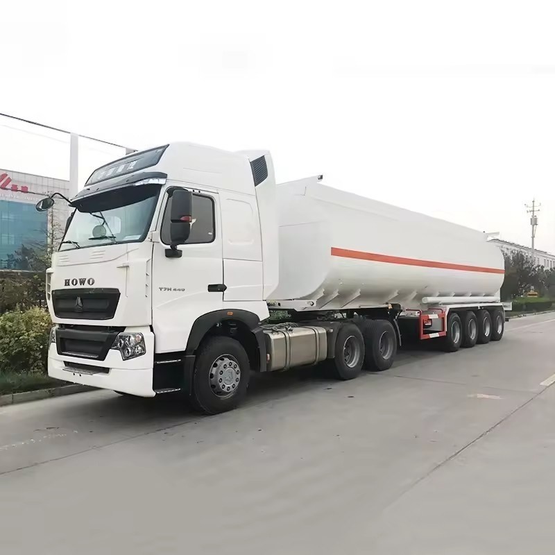 Flatbed Oil Fuel Tank Semi Trailer with One Years After-sales Service